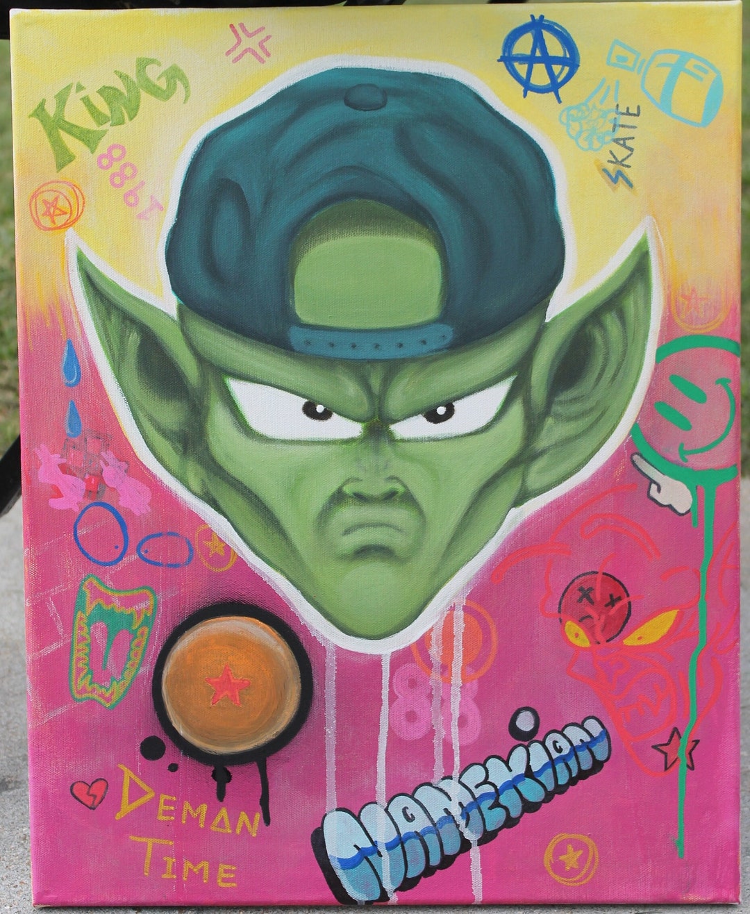 Piccolo Hand Painted Canvas 16”x20” - Etsy