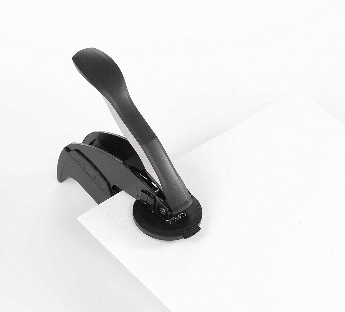 Custom Monogram Address Embosser Personalized Round Seal With 50 Seal ...