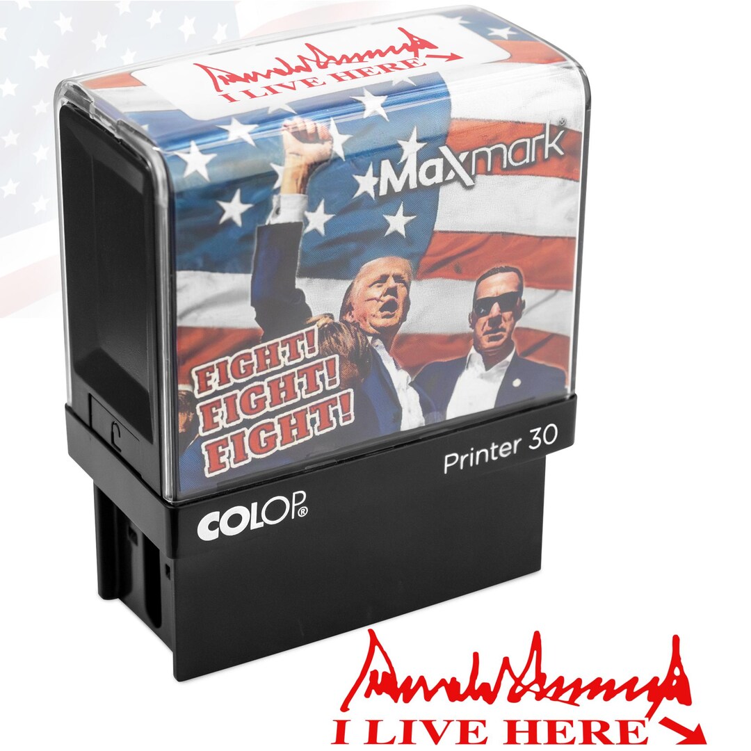 Donald Trump Signature Stamp - Self Inking Stamp for Trump 2024 ...