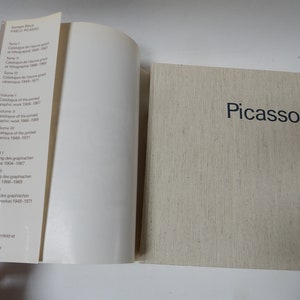 Picasso Volume I Catalogue of the Printed Graphic Work, 1904 1967 - Etsy