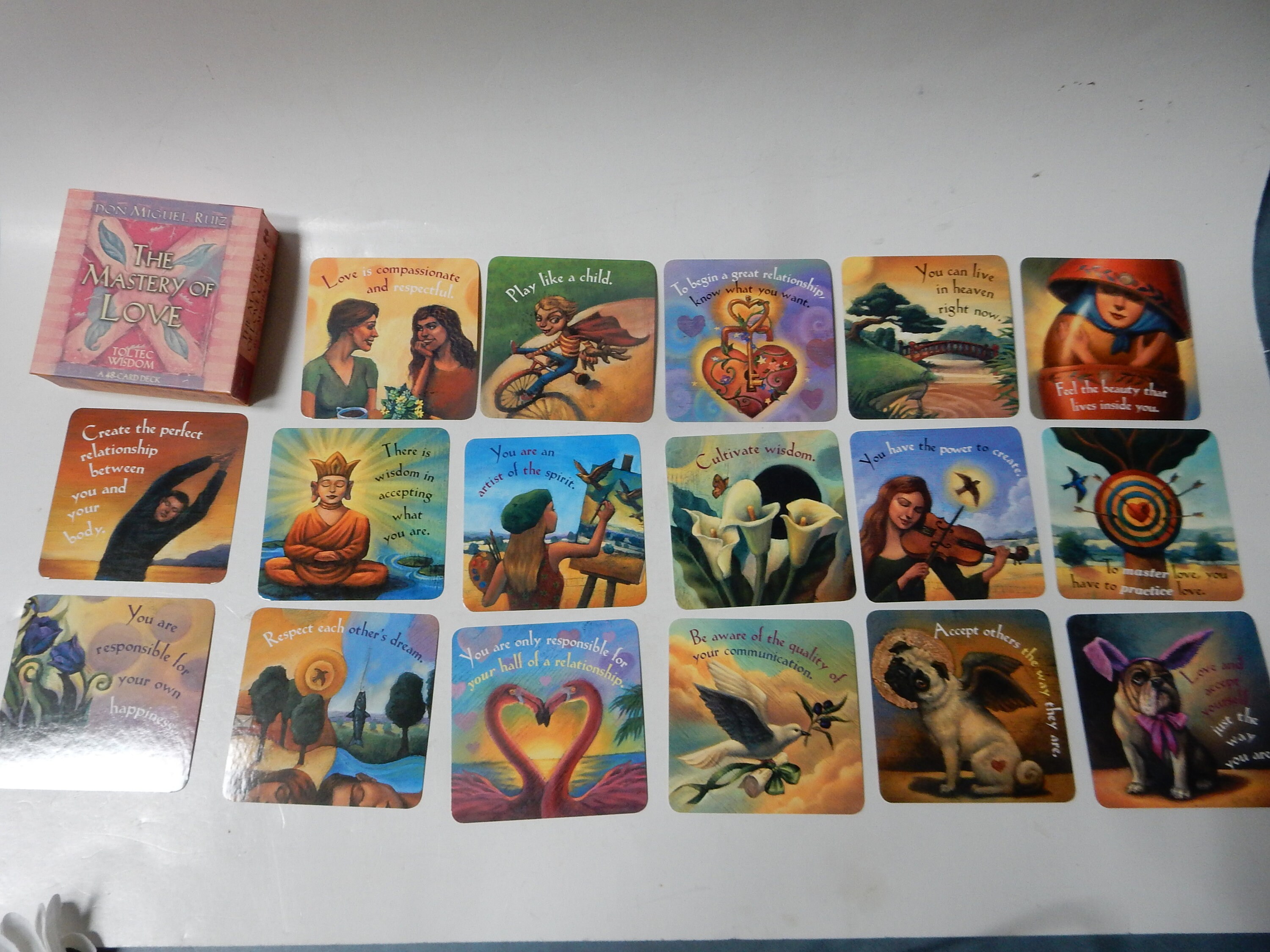 The Mastery of Love, Toltec Wisdom by Don Miguel Ruiz, 48 Card Deck - Etsy