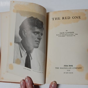 The Red One, Jack London, Rare First Edition, 1918, Science Fiction ...