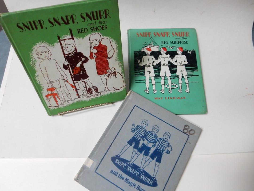 Three Snipp, Snapp, Snurr Triplet Books - Etsy