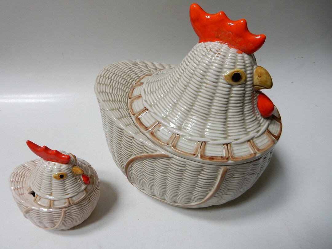 Otigiri Chicken Cookie Jar and Sugar Bowl - Etsy