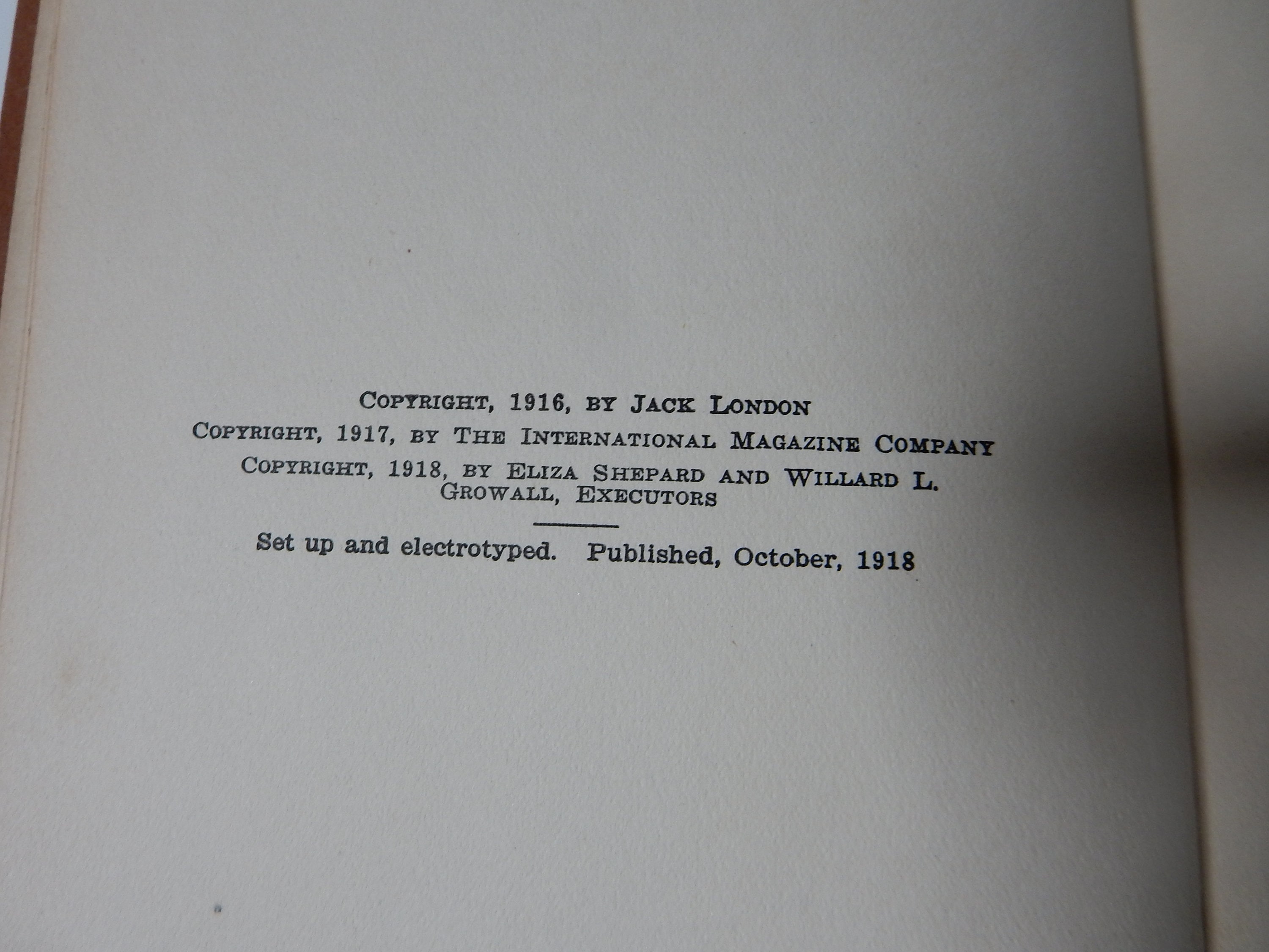 The Red One Jack London Rare First Edition 1918 Science - Etsy