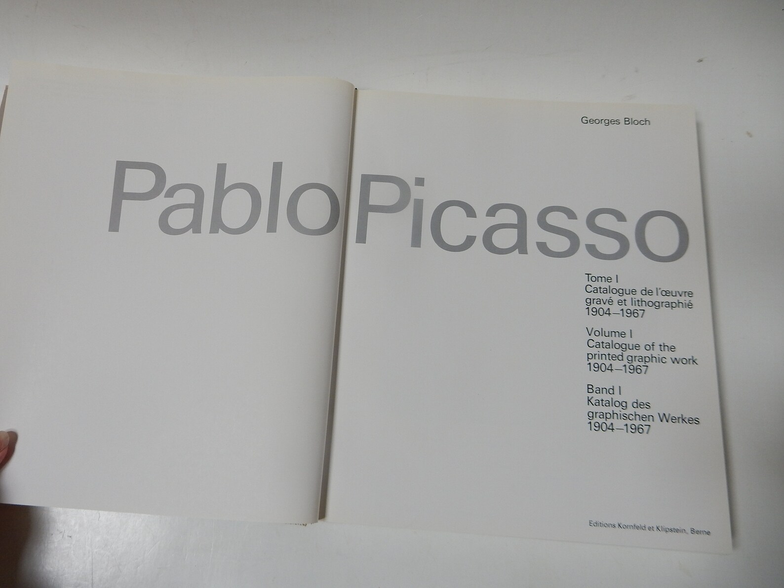 Picasso Volume I Catalogue of the Printed Graphic Work 1904 - Etsy