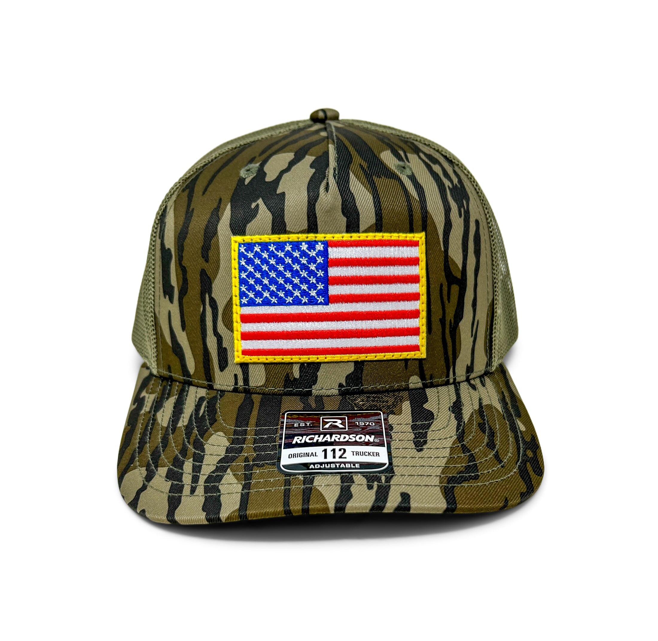 USA Flag Hat Richardson 112 Duck Camo - Etsy