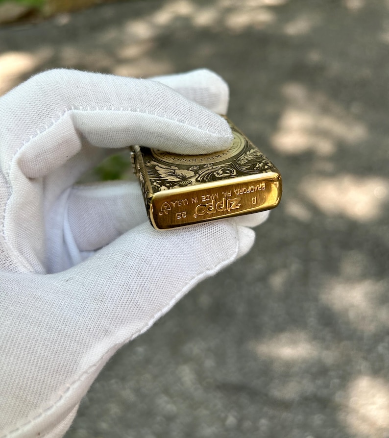 John Wick Continental Zippo Lighter: Engraved Brass, Made in USA - Etsy