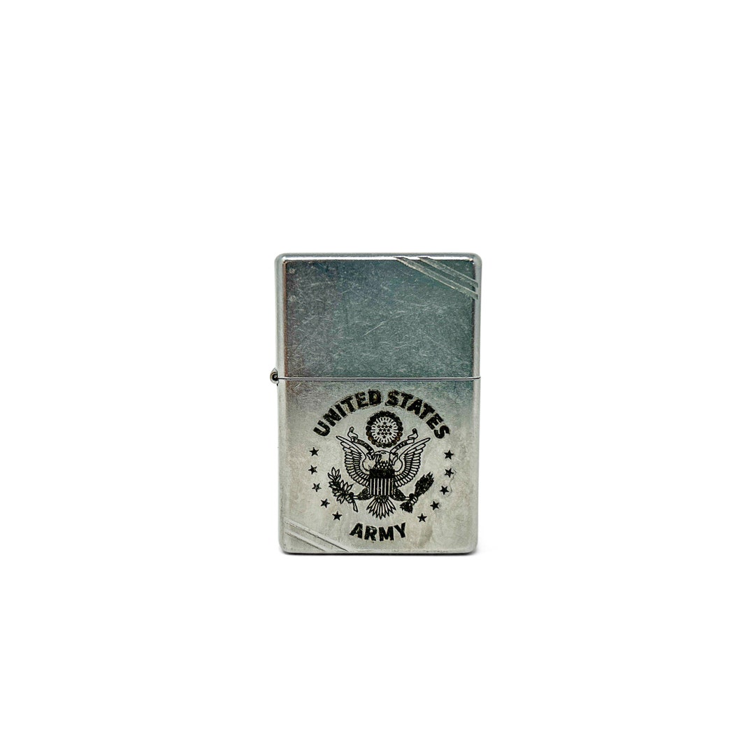 Stainless US Army Zippo Lighter Made in USA - Etsy