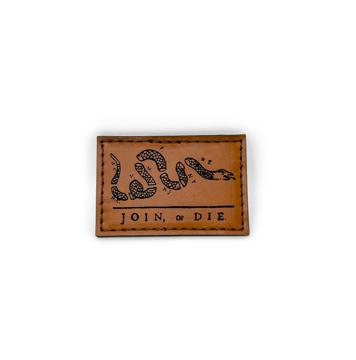 Leather Patch Join or Die Patch Morale Patch Military Airsoft Hook ...