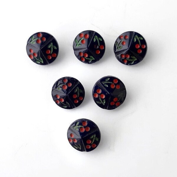 Czech Glass Buttons - Etsy