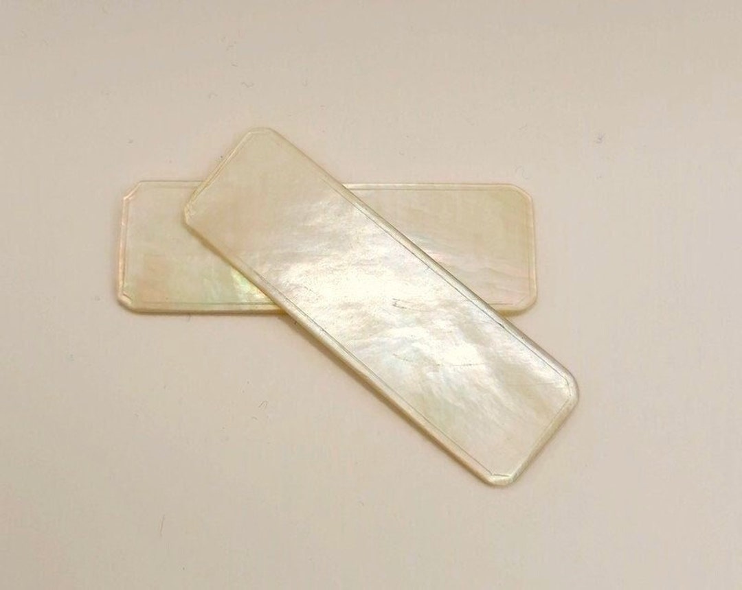 Antique MOP Chinese Gaming Chip Long Plain and Thick Cut Quality, Edged ...