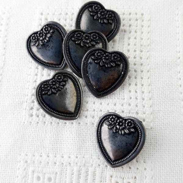 Heart Shape Buttons - Etsy
