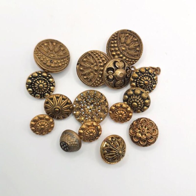 Embossed Buttons - Etsy