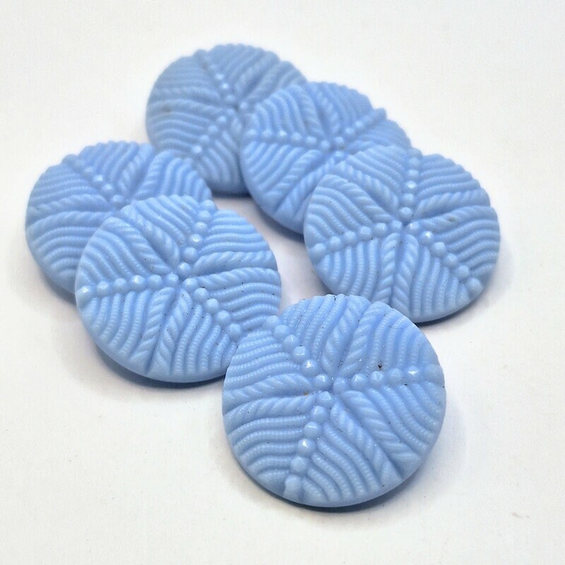 Blue Glass Buttons - Etsy