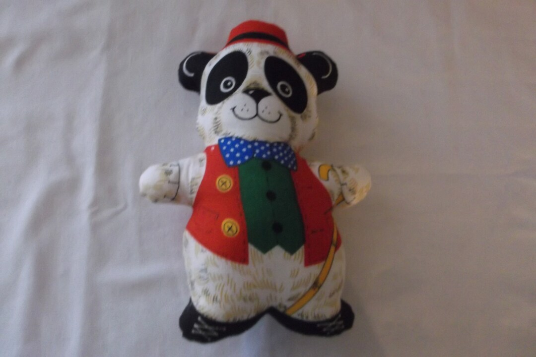 Pat the Panda Fabric Doll - Etsy