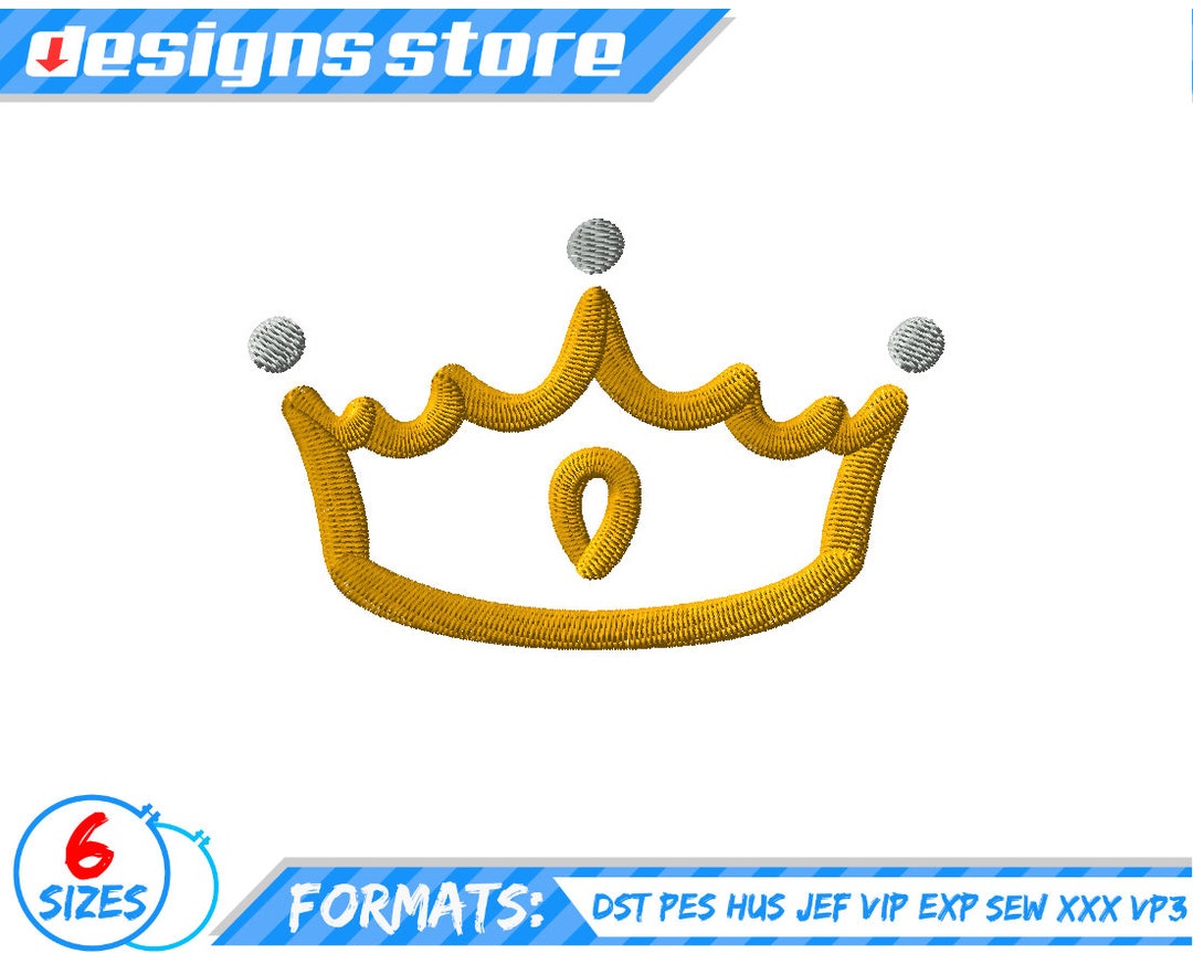 CROWN APPLIQUE DESIGN, Crown Applique Embroidery Machine, Tiara ...