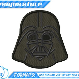 DARTH VADER EMBROIDERY Design Star Wars Embroidery Design R2D2 Darth ...