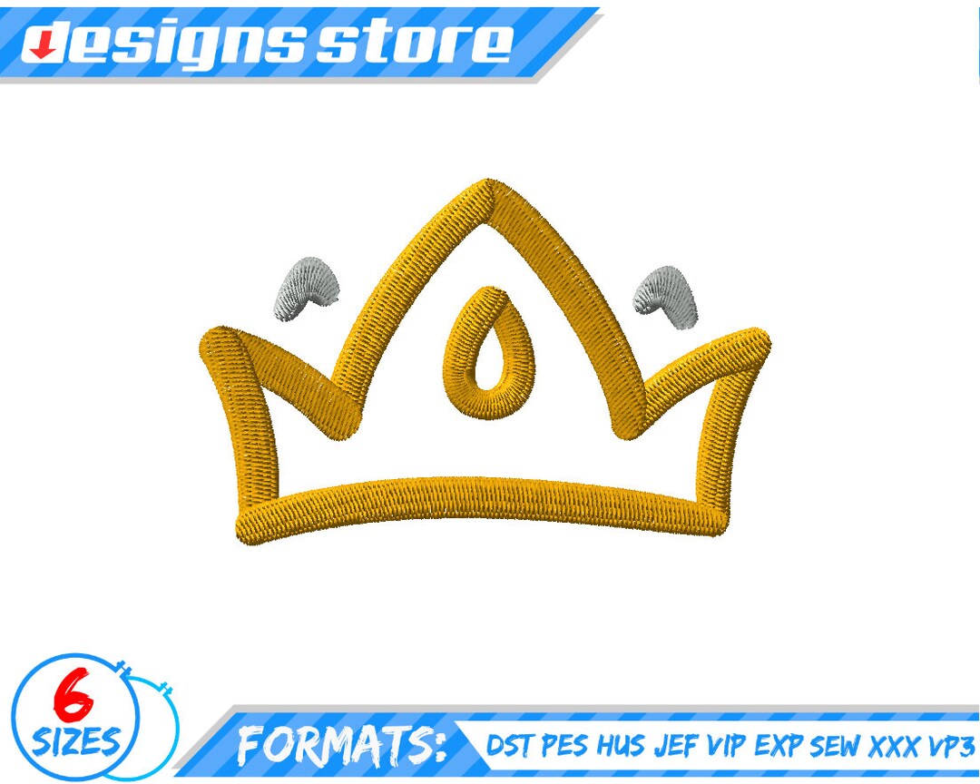 CROWN APPLIQUE DESIGN, Crown Applique Embroidery Machine, Tiara ...