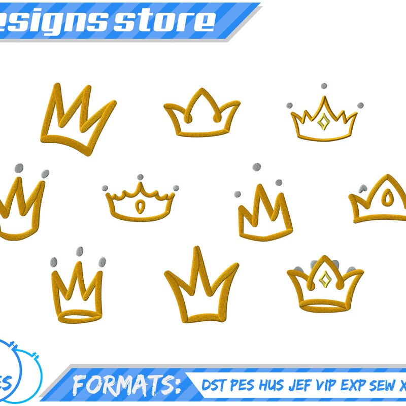 Crown Applique - Etsy