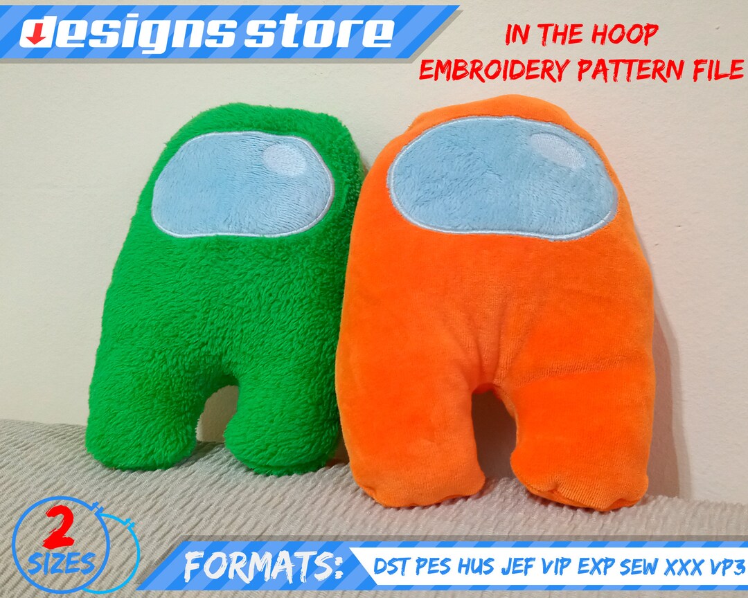 ITH IN the HOOP Embroidery Design Among Us,ith Embroidery Pattern Among ...