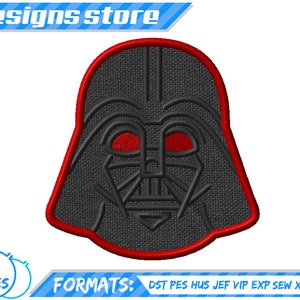 DARTH VADER APPLIQUE Design Embroidery Star Wars Machine R2D2 Applique ...