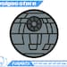 DEATH STAR EMBROIDERY Design Star Wars Embroidery Design R2D2 Darth ...