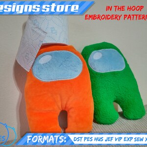 ITH IN the HOOP Embroidery Design Among Us,ith Embroidery Pattern Among ...