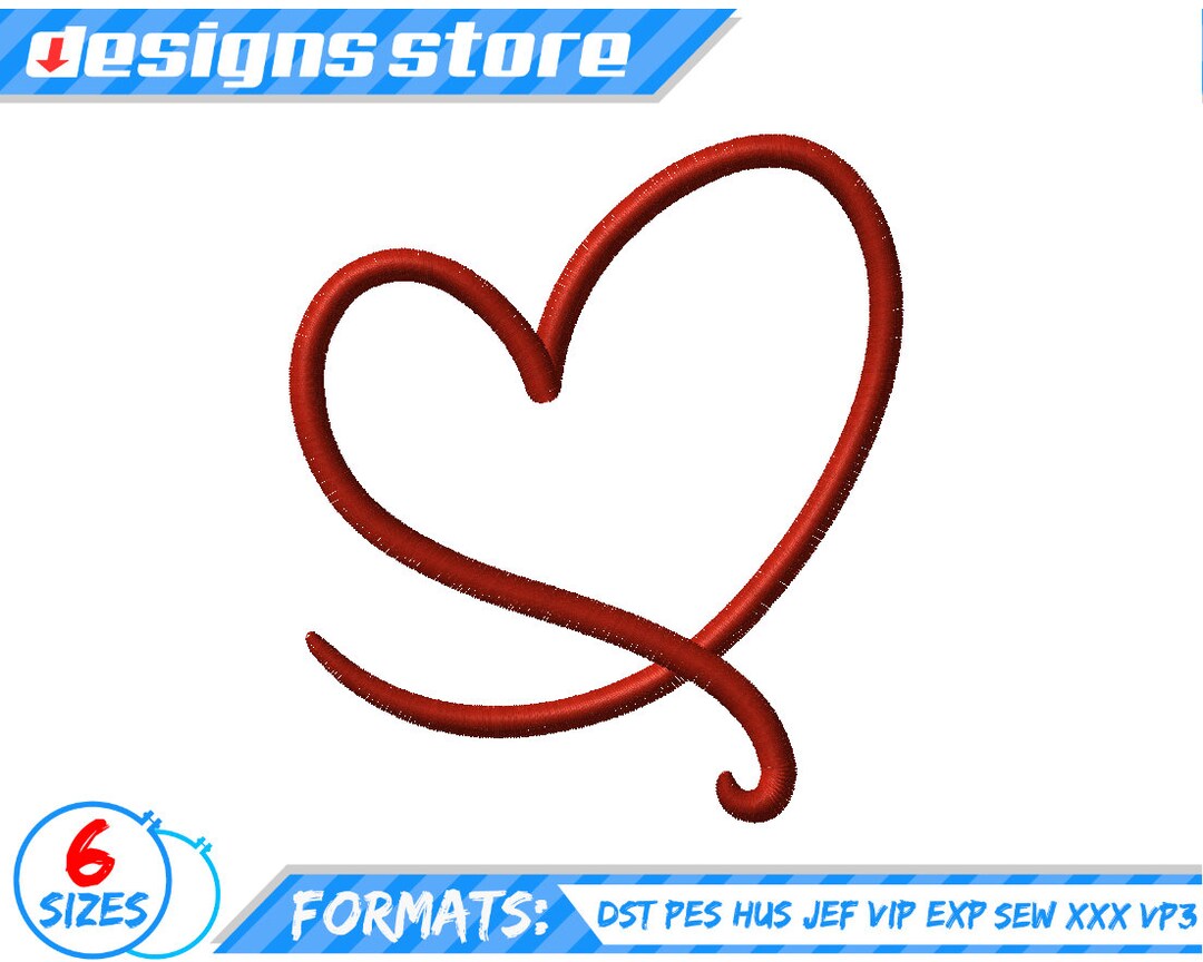 HEART APPLIQUE DESIGN, Valentine Heart Applique Embroidery Design ...