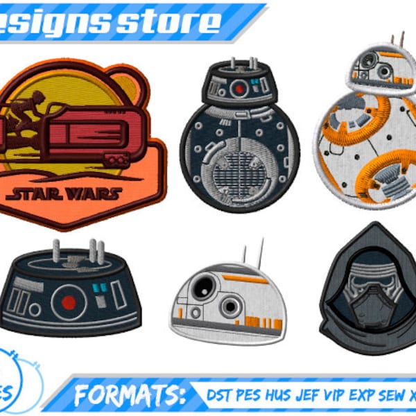 Kylo Ren Embroidery Designs - Etsy