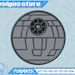DEATH STAR EMBROIDERY Design Star Wars Embroidery Design R2D2 Darth ...