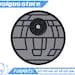 DEATH STAR EMBROIDERY Design Star Wars Embroidery Design R2D2 - Etsy