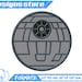 DEATH STAR EMBROIDERY Design Star Wars Embroidery Design R2D2 | Etsy