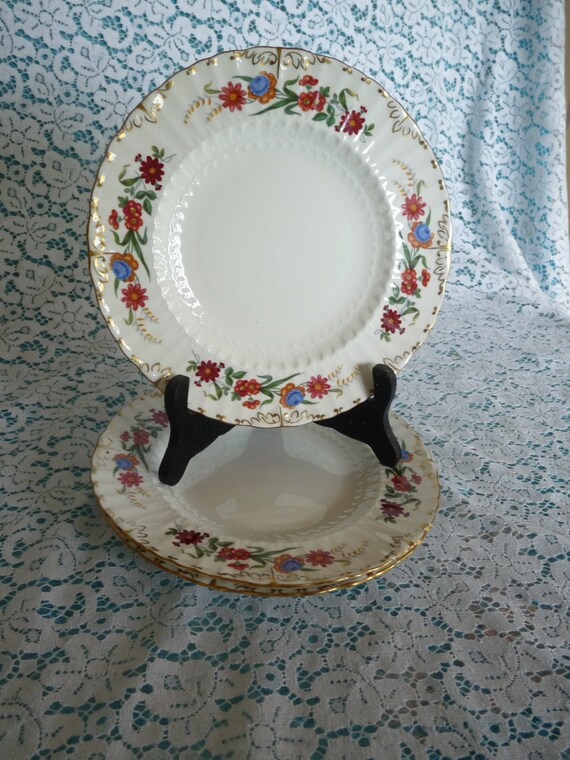 Royal Crown Derby CHATSWORTH pattern Lot 2 8.25 SALAD | Etsy