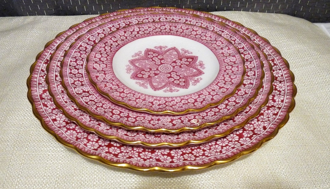 Spode Copeland China, England SPODE'S PRIMROSE 2722 CHOICE Set 4 or 1 ...