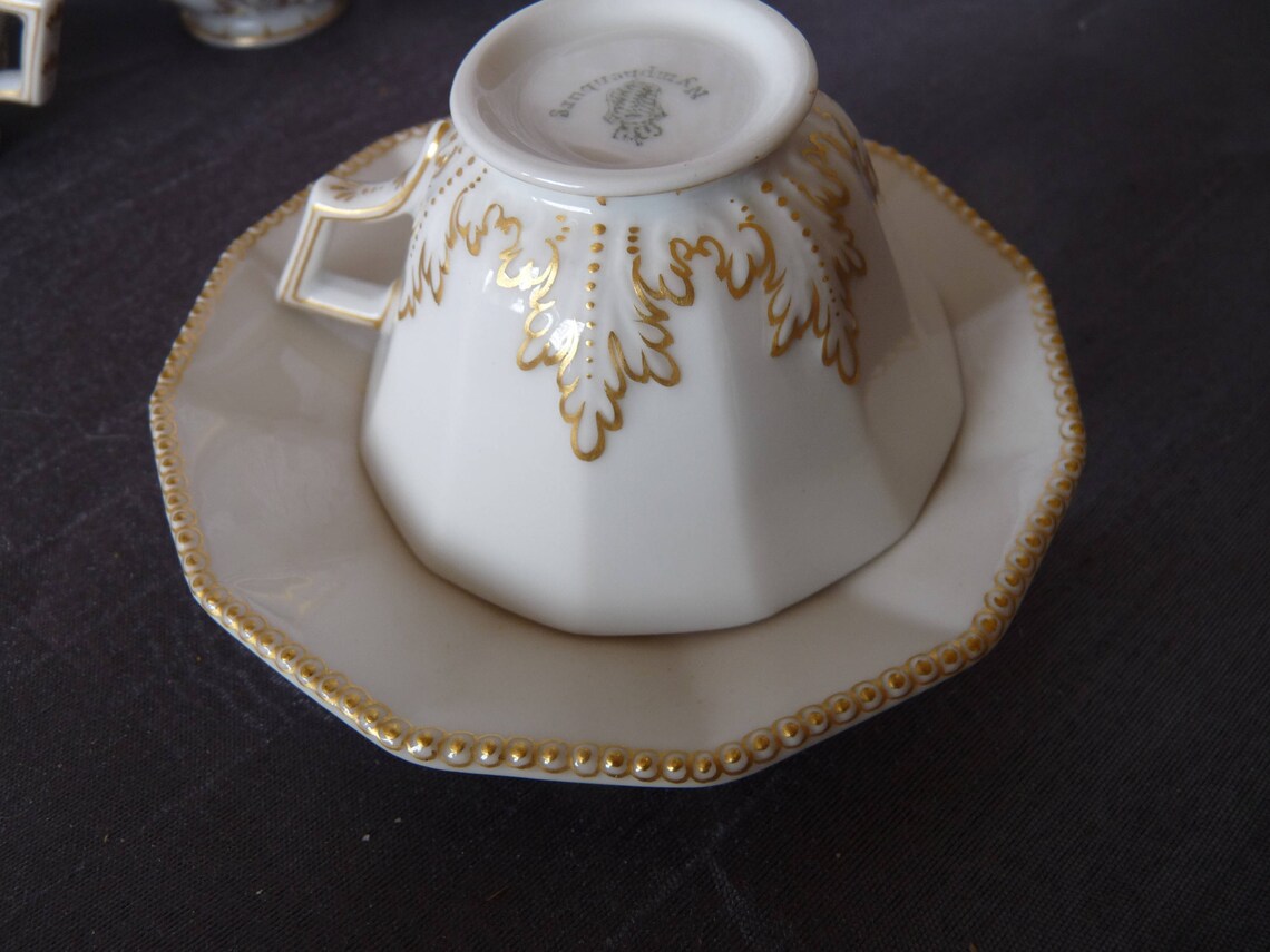 Nymphenburg Bavaria Germany (perl) PEARL GOLD on White - One ...