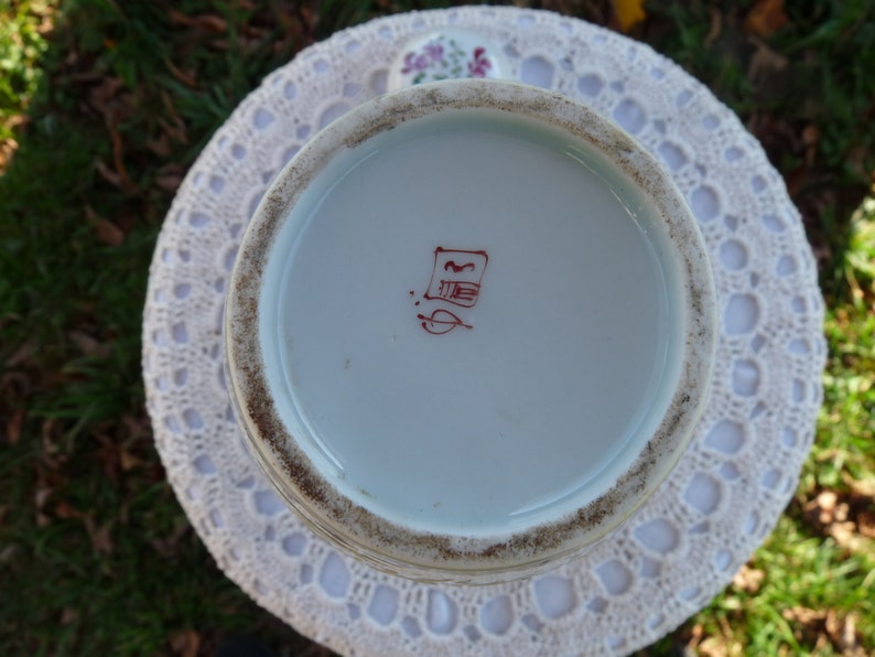 French Edme SAMSON Porcelaine De Paris, France Hand-painted Baluster ...