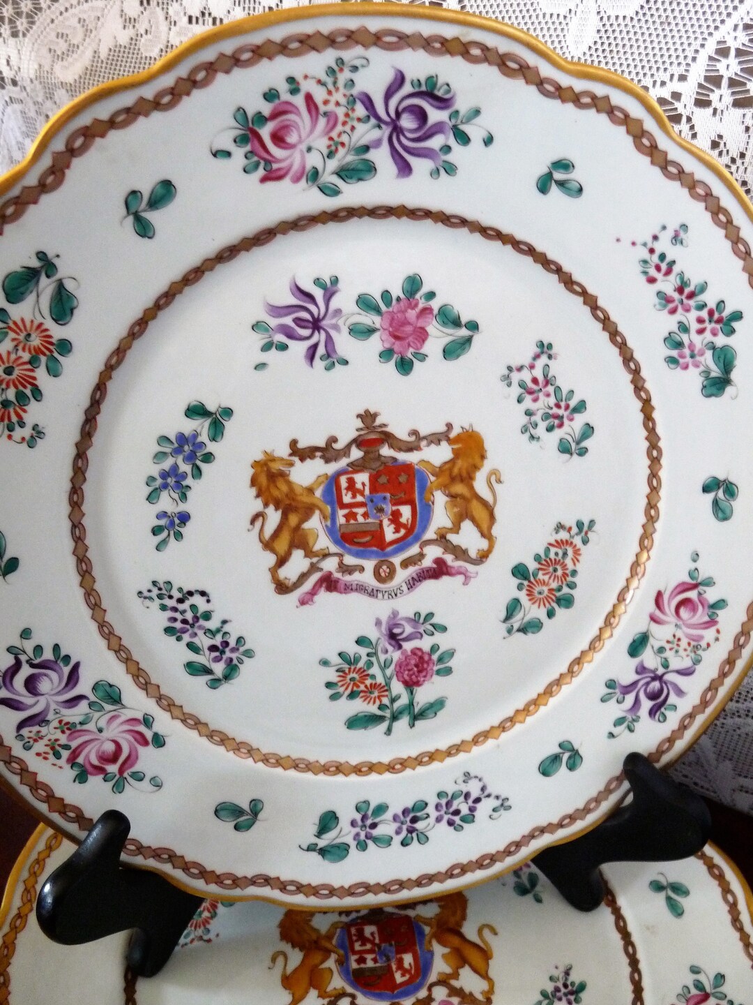 French Edme SAMSON Porcelaine De Paris, France - Hand-painted 10.25 ...