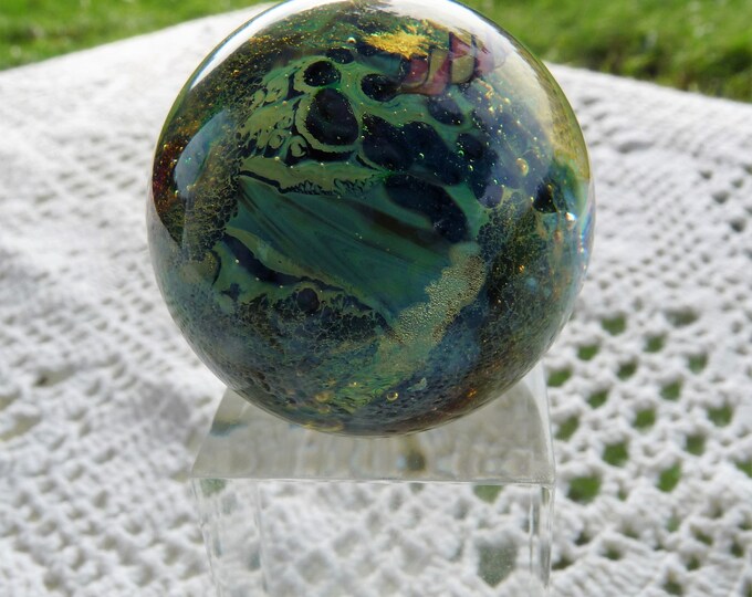 Glass Artist Josh Simpson - Signed JS97 - 1997 Hand Blown - SMALL ...
