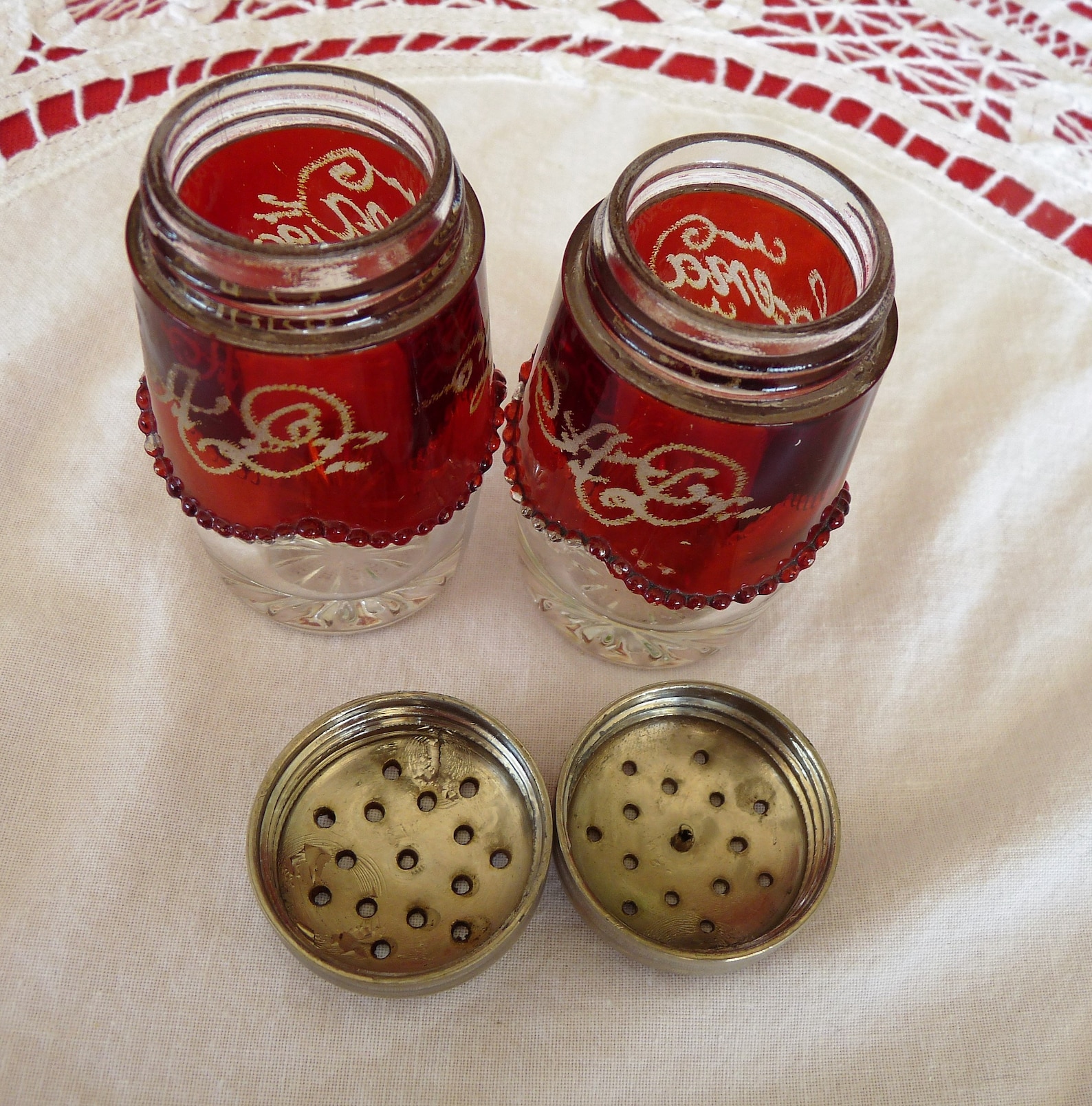 EAPG Ruby Red Flash / Stained Red Glass CHOICE: SOUVENIR - Etsy