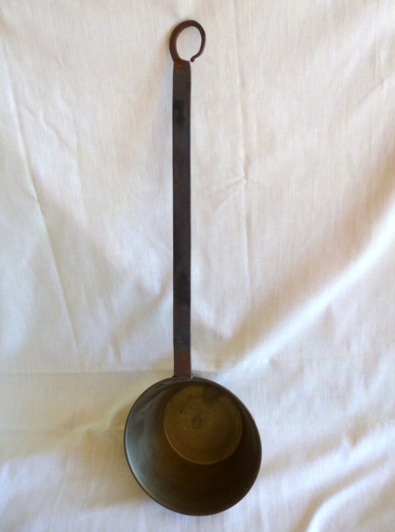 Antique Americana Primitive / Fireplace Display / Brass LADLE - Etsy