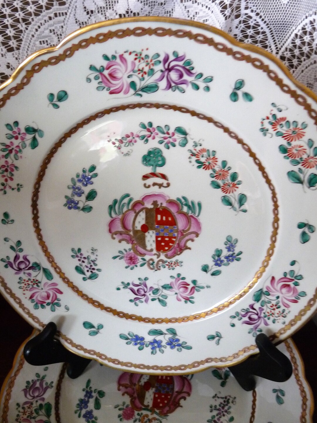French Edme SAMSON Porcelaine De Paris, France - Hand-painted 10.25 ...