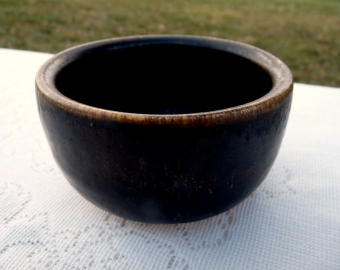 Rare Gerald & Gotlind WEIGEL Studios - Handgedreht Brown Drip Glaze ...