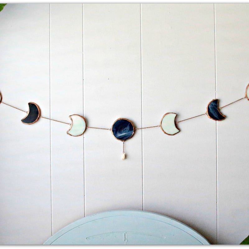 Stained Glass Moon - Etsy