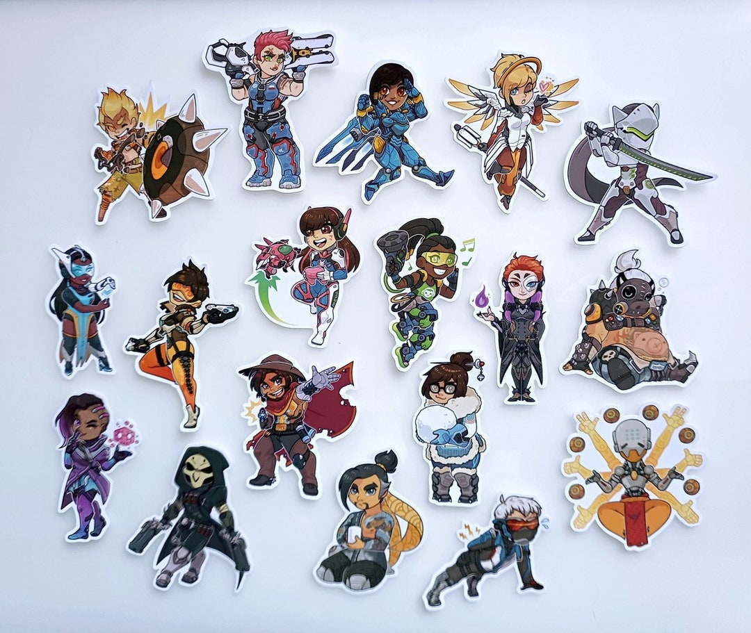 Overwatch Vinyl Stickers - Etsy