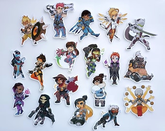 Overwatch Support Stickers // OW2 - Etsy