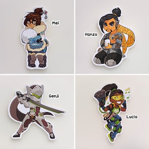 Overwatch Vinyl Stickers - Etsy