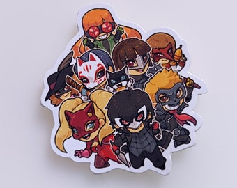 Persona 5 Foodie Phantom Theives Stickers Phantom Thieves Matte Decals ...
