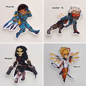 Overwatch Vinyl Stickers - Etsy