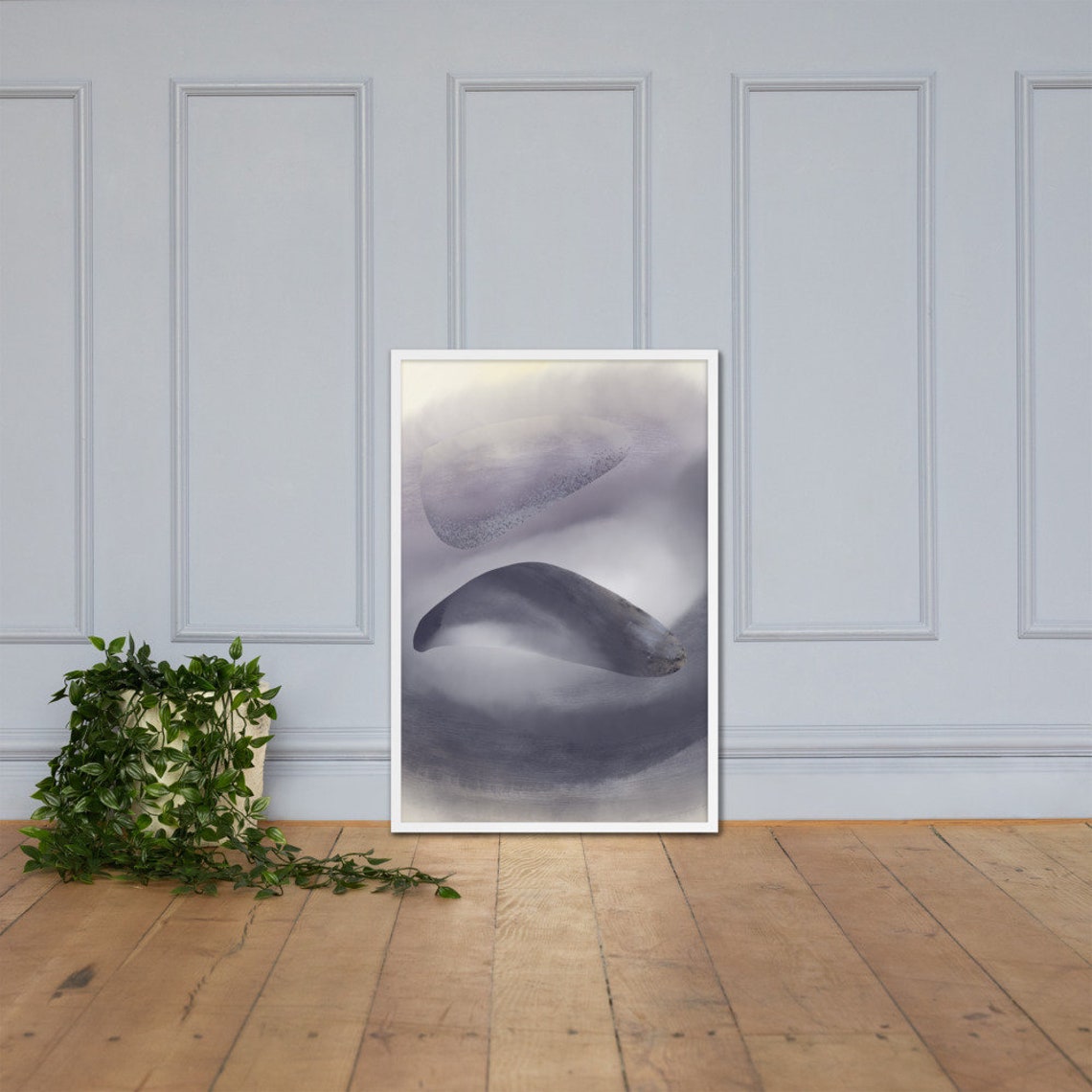 PRINTABLE, Purple Abstract Painting, Wall Art, Wall Decor, Home Decor ...